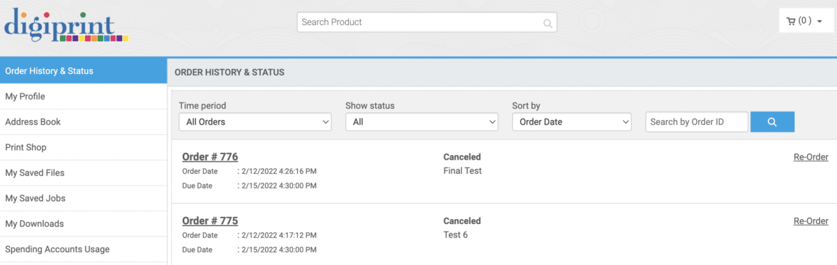 Did You Know Digiprint Has an Easy-to-Use Online Portal for Customers?